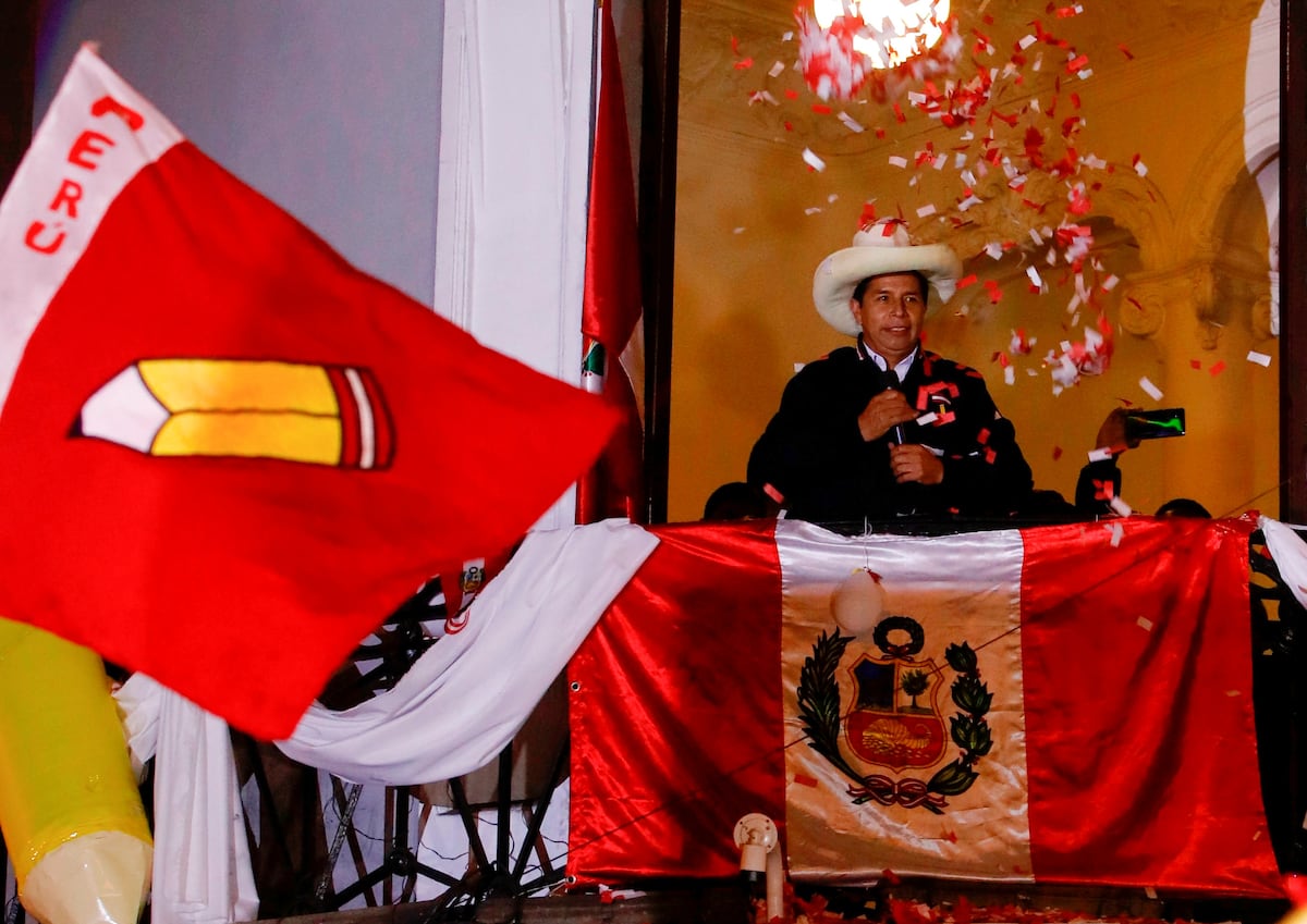 Castillo se presenta como vencedor en Perú antes de que el conteo ...