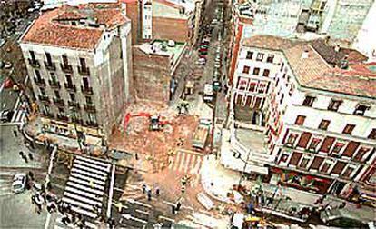 Estado que presentaba la confluencia de las calles de Gaztambide y de Alberto Aguilera ...