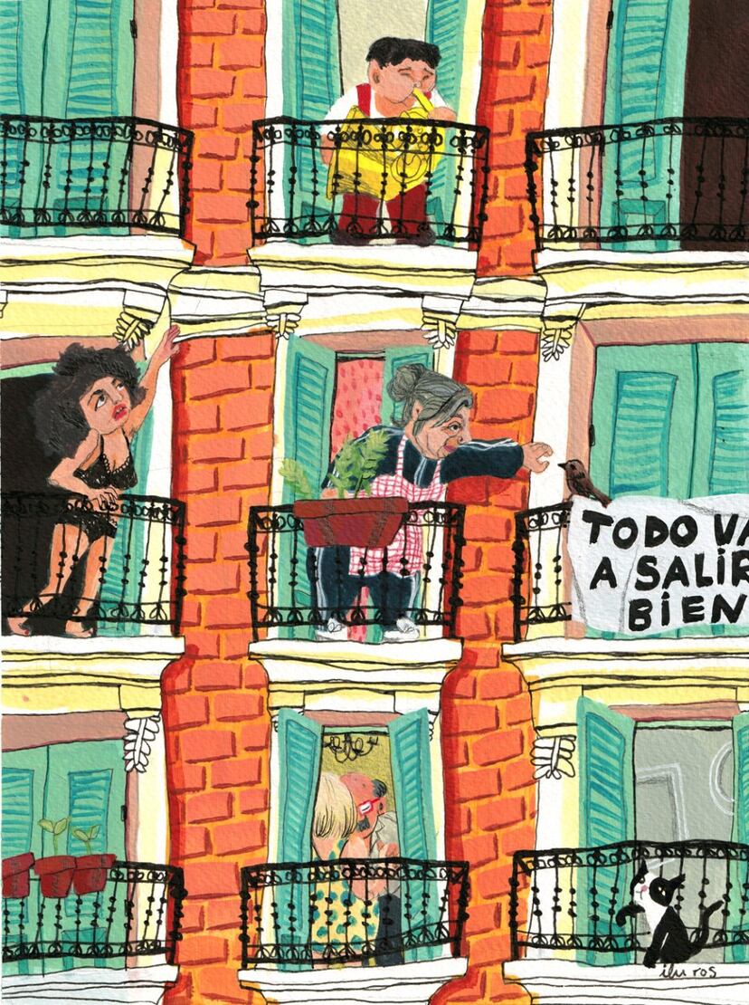 Coronavirus: El homenaje ilustrado a nuestros mayores de Ilu Ros ...