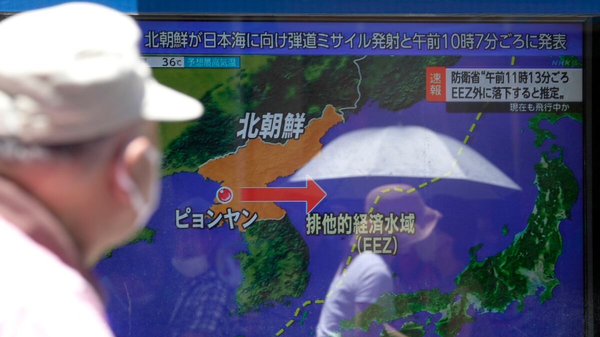 Corea Del Norte Eleva El Pulso Con El Lanzamiento De Un Misil Balístico