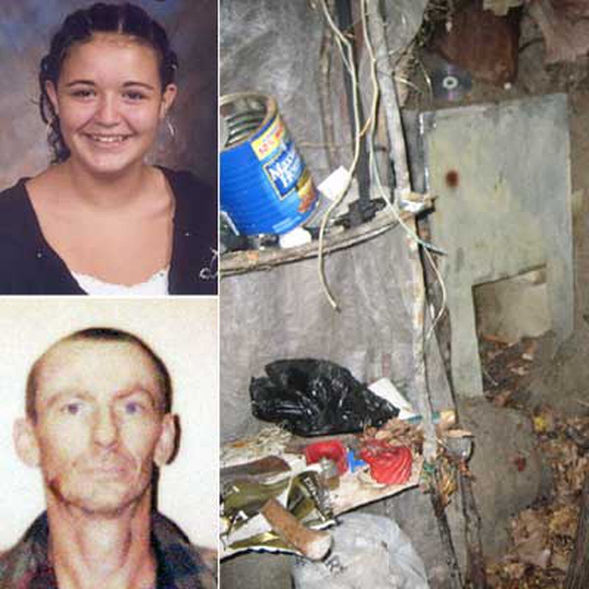 Elizabeth Shoaf, su secuestrador y el lugar donde la joven permaneció ...