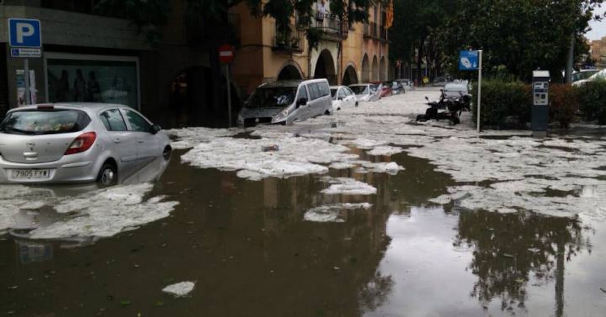 Una forta pedregada inunda Girona | Quadern | EL PAÍS