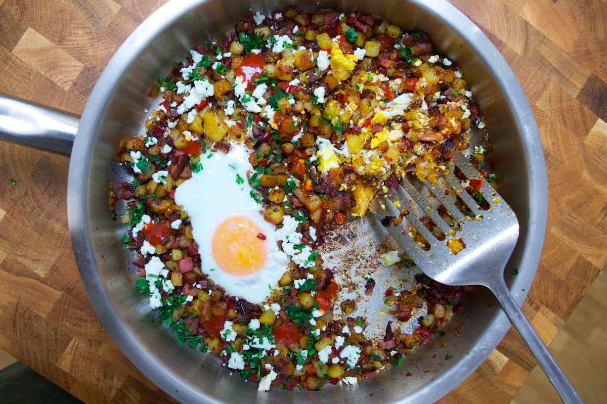 Potato hash (patata tostada con mantequilla) | Recetas | Gastronomía ...