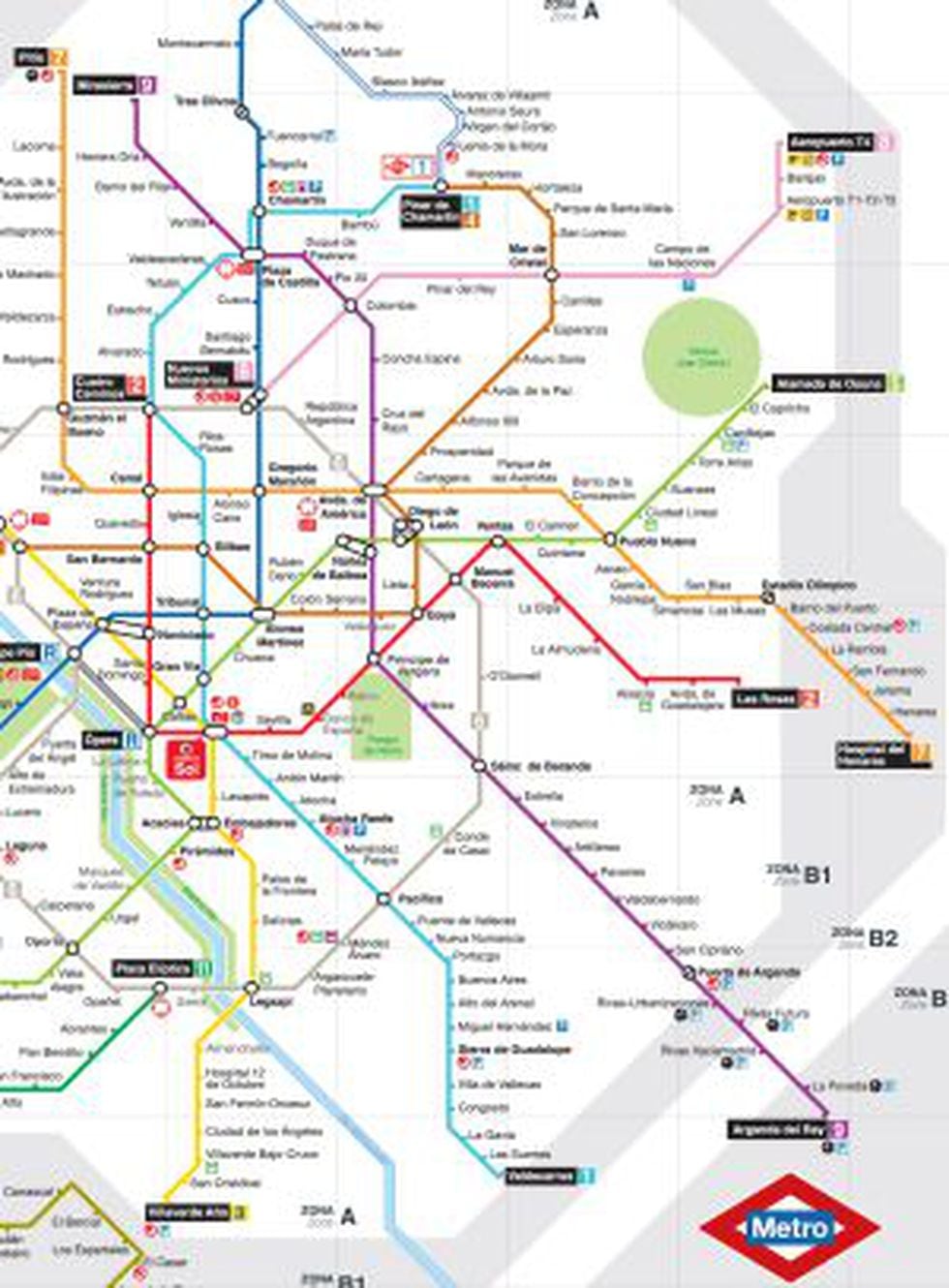Metro recupera el plano geográfico | Noticias de Madrid | EL PAÍS