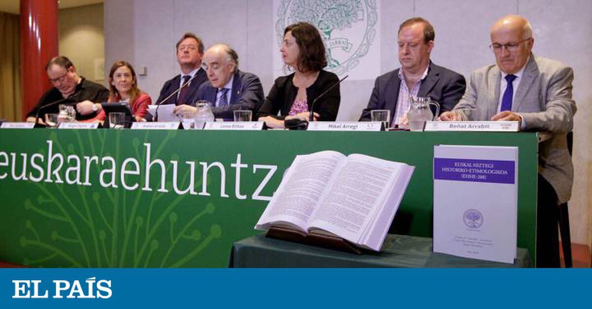 El diccionario que enseña la historia del euskera | País Vasco | España ...