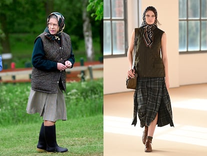 Nueve ocasiones en las que la reina Isabel II inspiró a los diseñadores ...