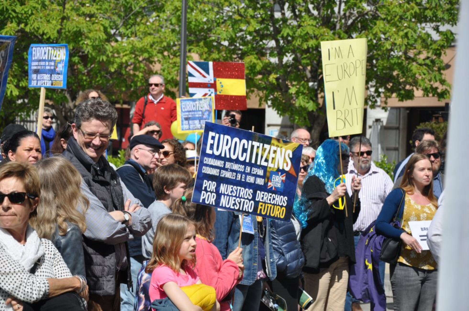 In photos: British migrants in Madrid demand a “people’s vote” on ...