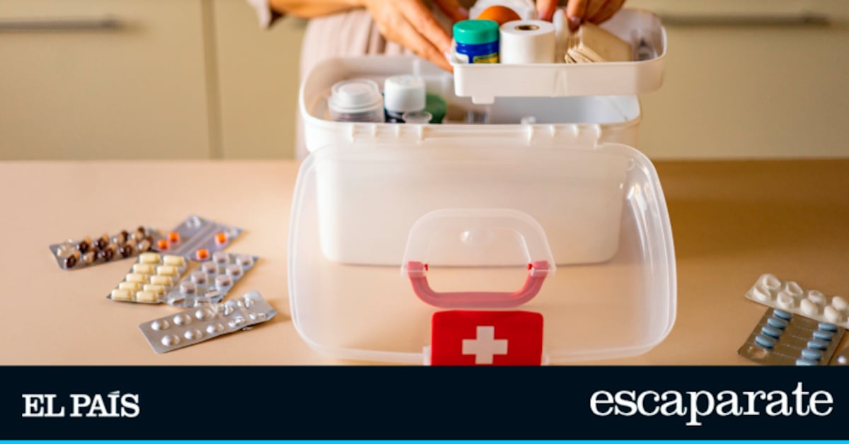 Siete cajas botiquín vacías para mantener las medicinas en orden ...