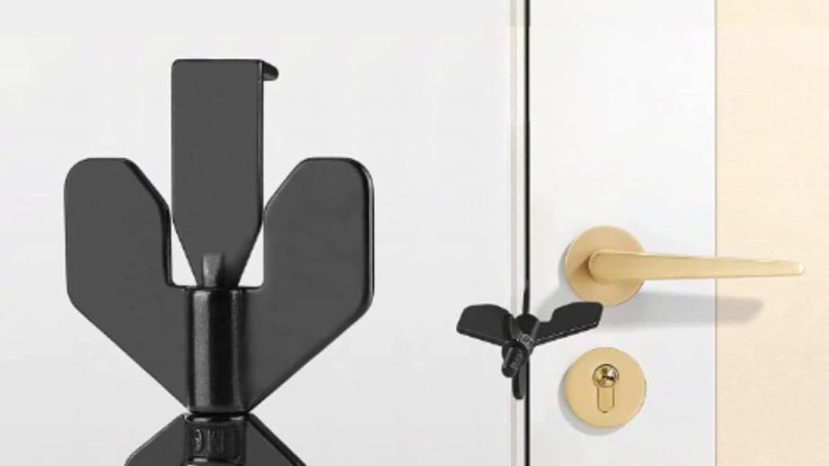 Hemos encontrado un pestillo para puertas que no necesita agujeros ...