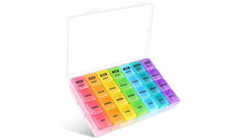 Pastilleros semanales, cómodos y baratos para personas mayores | Estilo ...