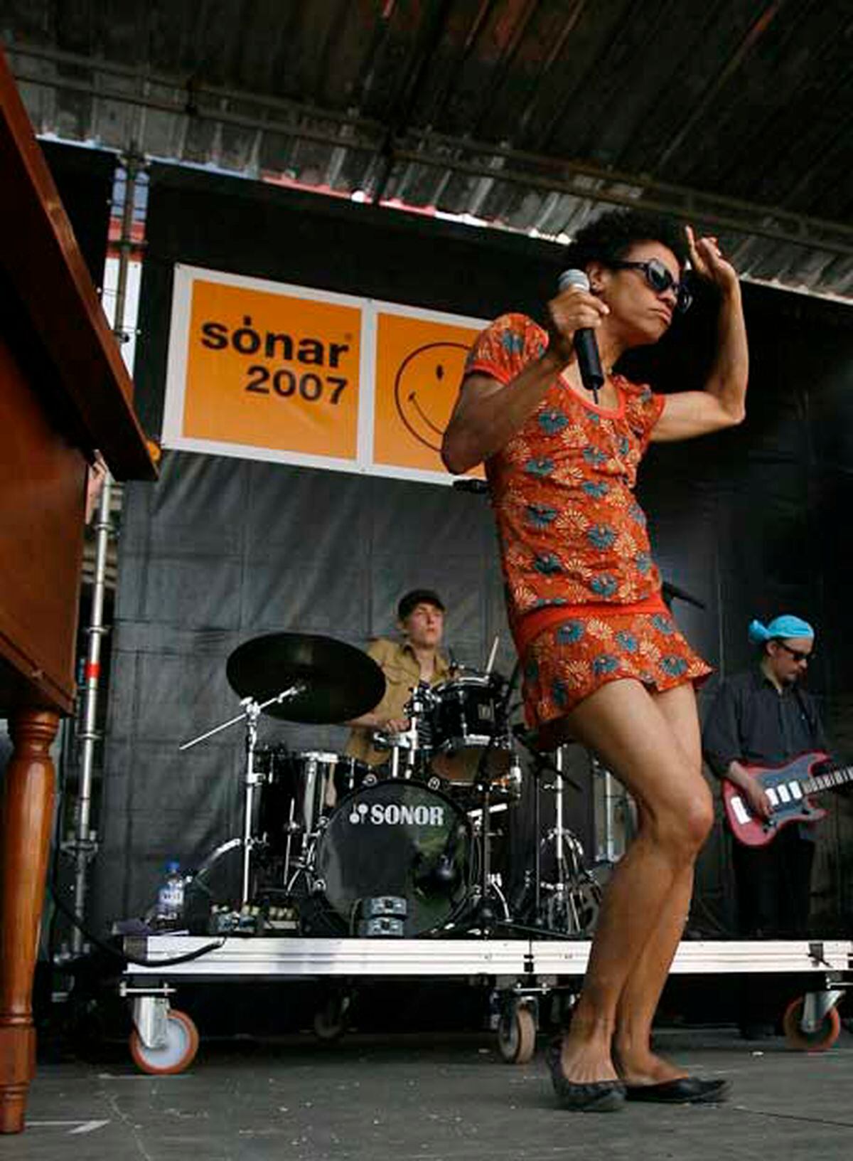 Nicole Willis & Souls Investigators, durante su concierto en el Sónar ...