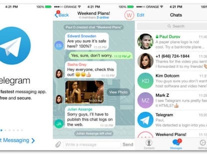 Telegram desapareció de la ‘App Store’ por un caso de pornografía infantil | Tecnología | EL PAÍS