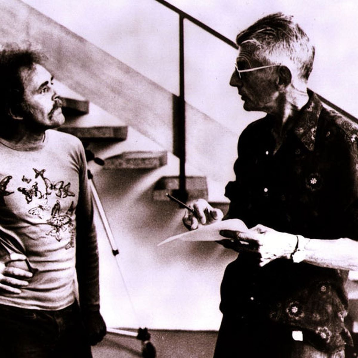 El actor Rick Cluchey con Beckett | Cultura | EL PAÍS