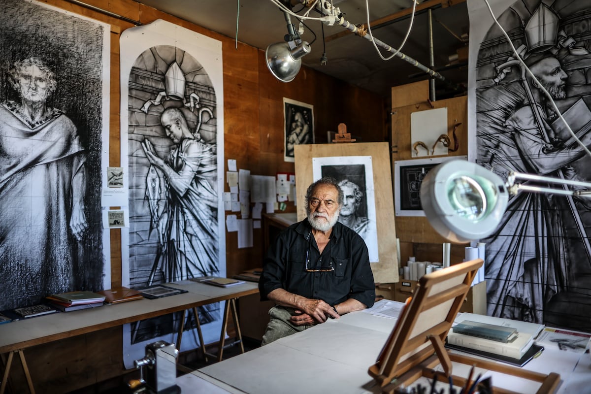 Carlos Muñoz de Pablos, el pintor de la luz y el color de las vidrieras ...