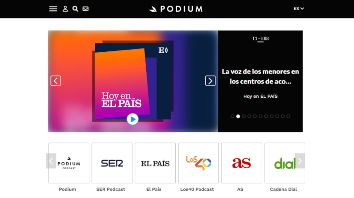 Podium Podcast estrena web con más de 400 contenidos y nuevo diseño ...