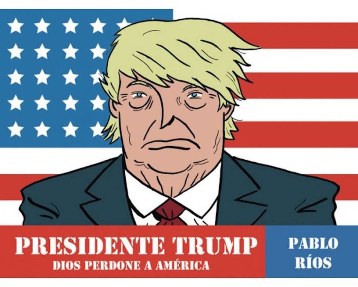 El primer cómic de Trump como presidente es de un español | Tentaciones ...