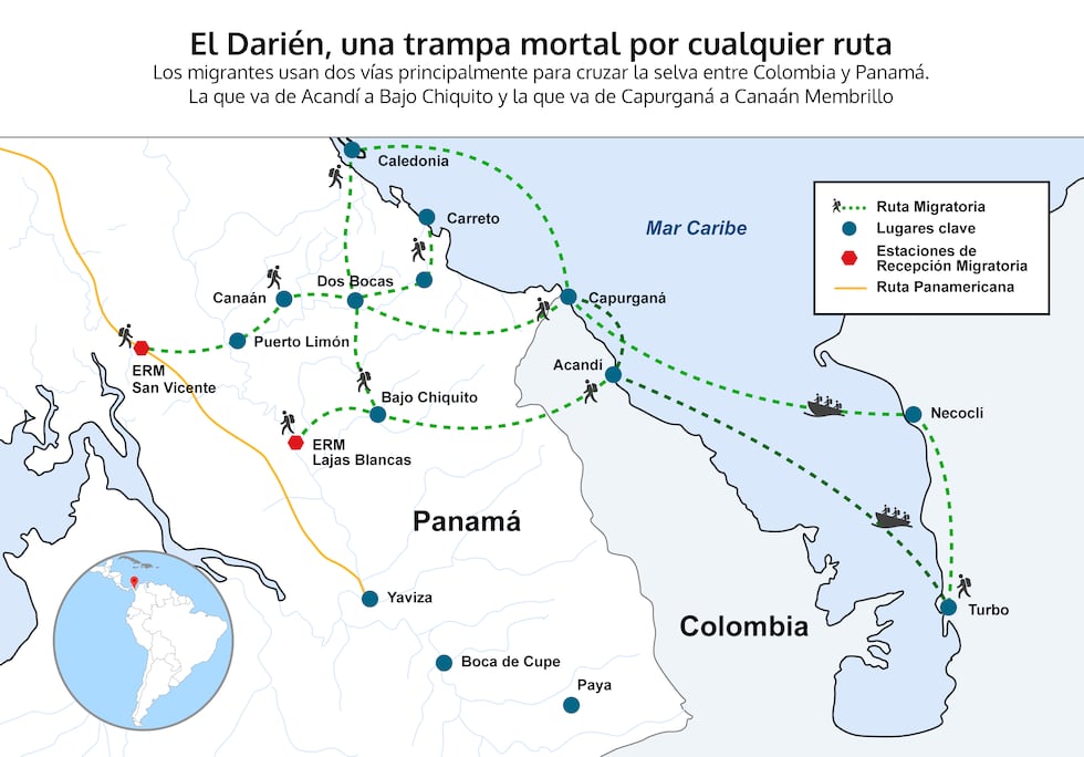 El limbo de los migrantes que se traga la selva del Darién | Actualidad ...