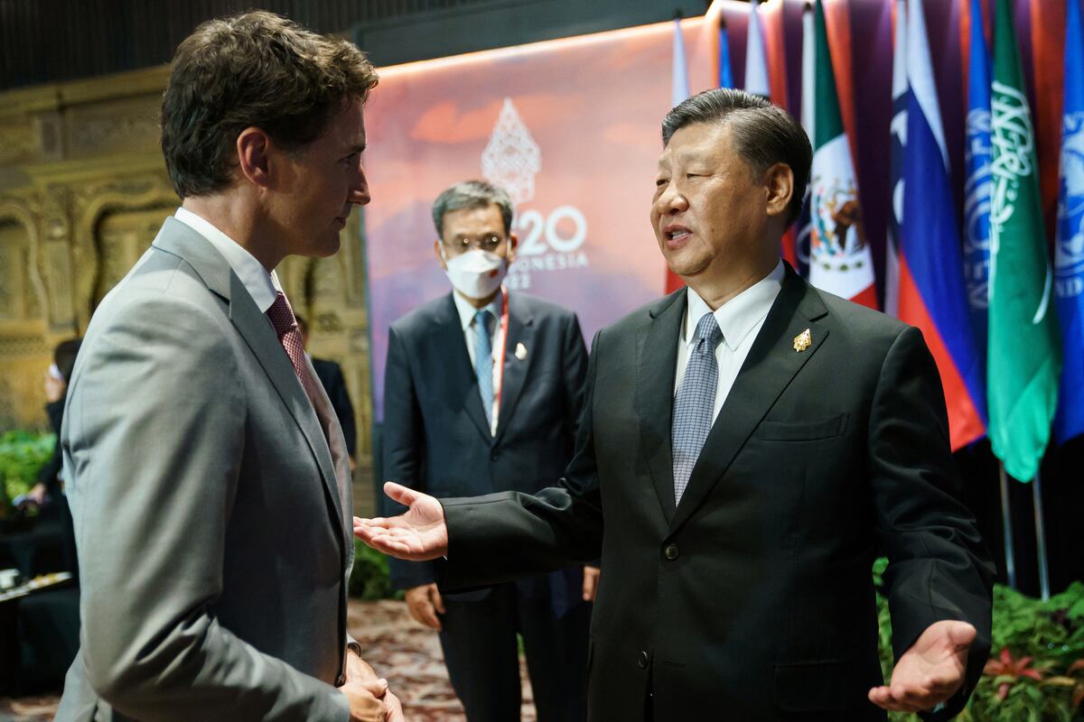 Vídeo | La rara muestra de enfado de Xi Jinping con Justin Trudeau en ...
