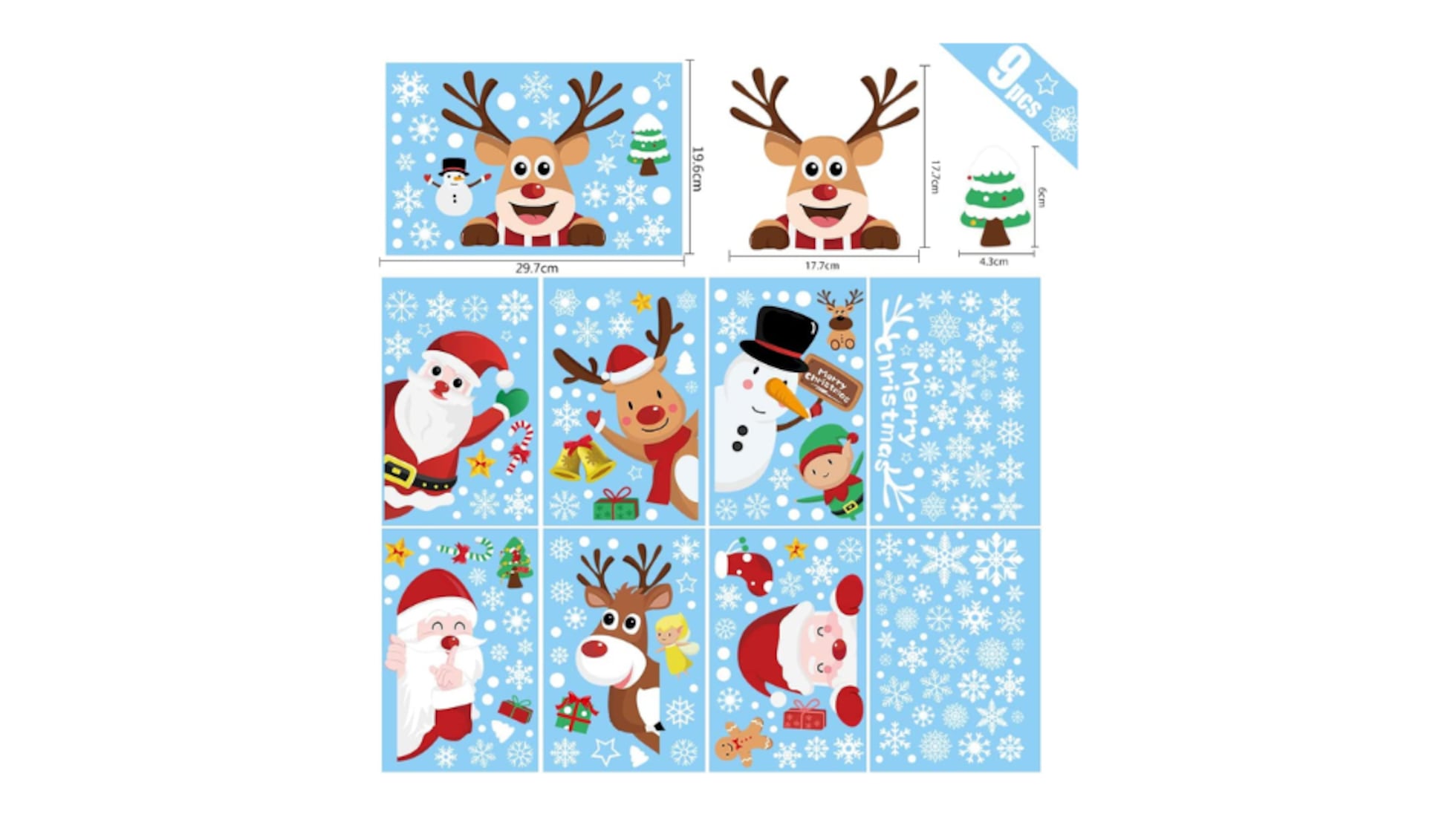 Decora las ventanas de casa con estos ‘packs’ de pegatinas de Navidad ...