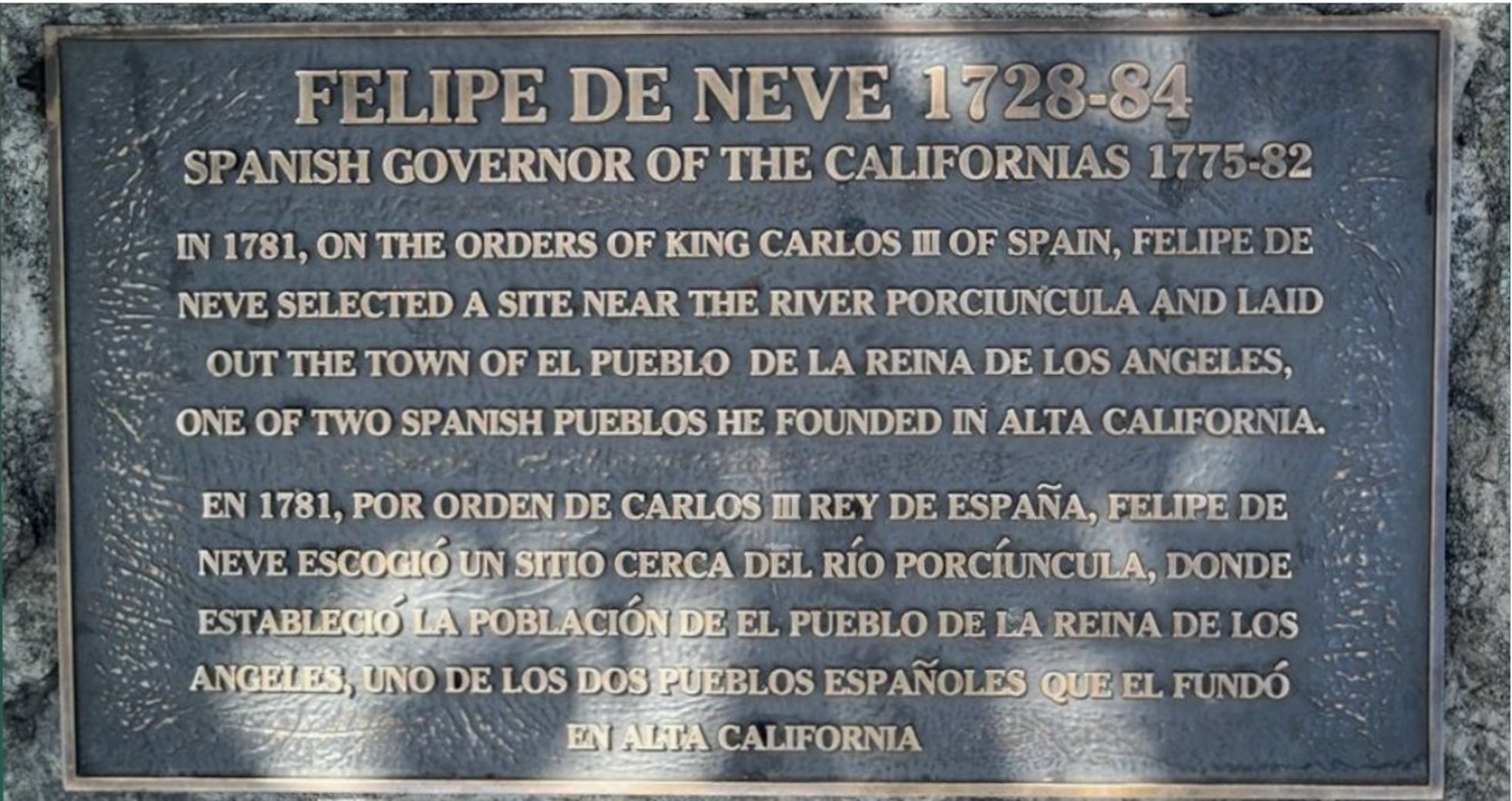 Felipe de Neve, desconocido en España, padre de Los Ángeles entre los ...