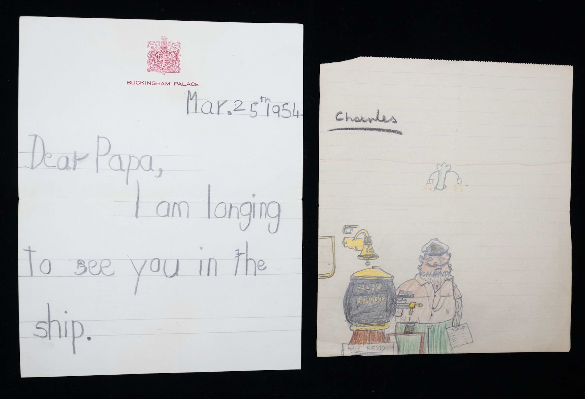 A subasta los dibujos que Carlos III regaló a Isabel II y Felipe de ...