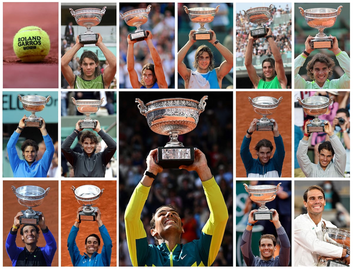 Las 14 victorias de Rafa Nadal en Roland Garros, en imágenes | Fotos ...