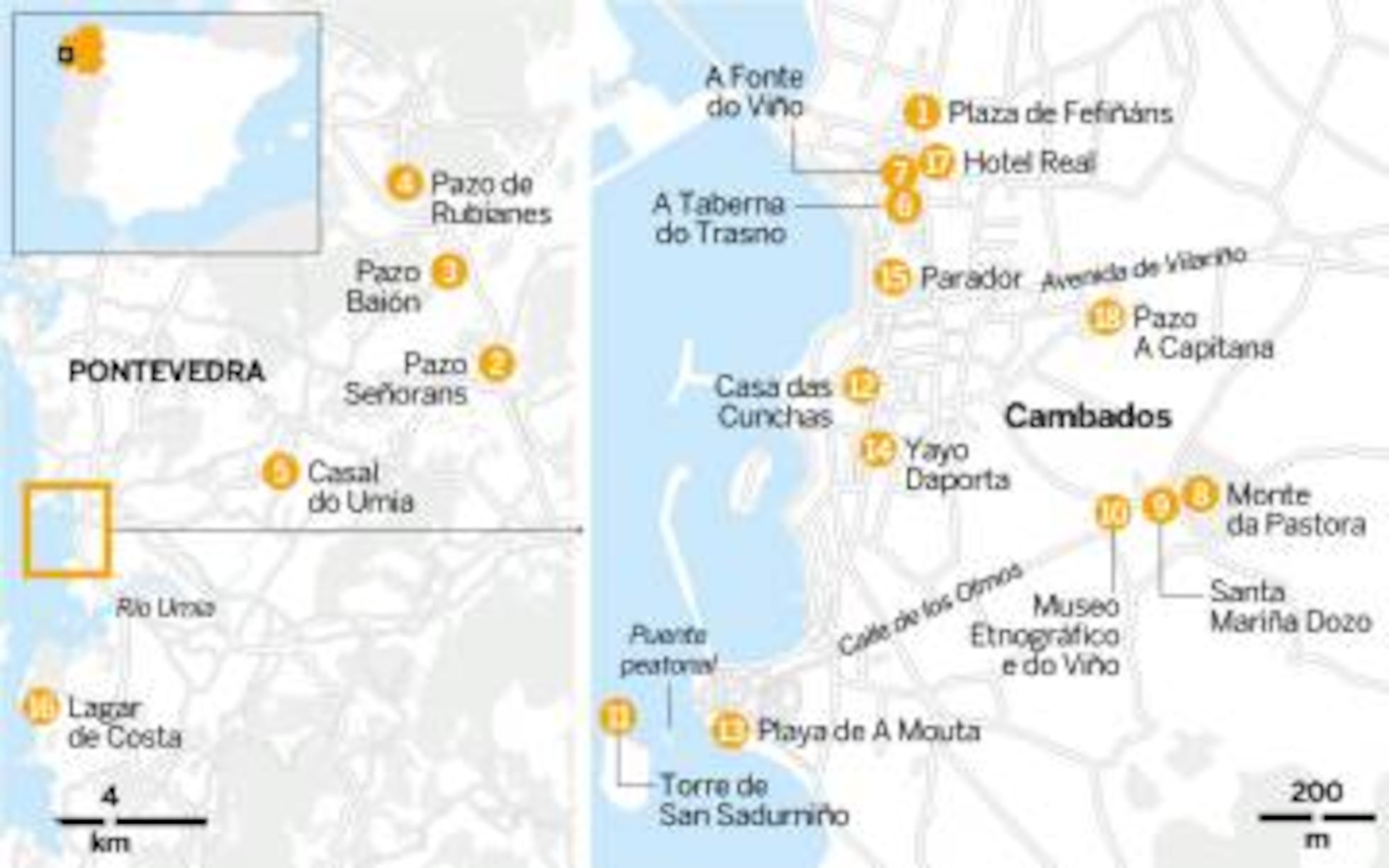 Cambados, tierra de pazos y albariño | El Viajero | EL PAÍS