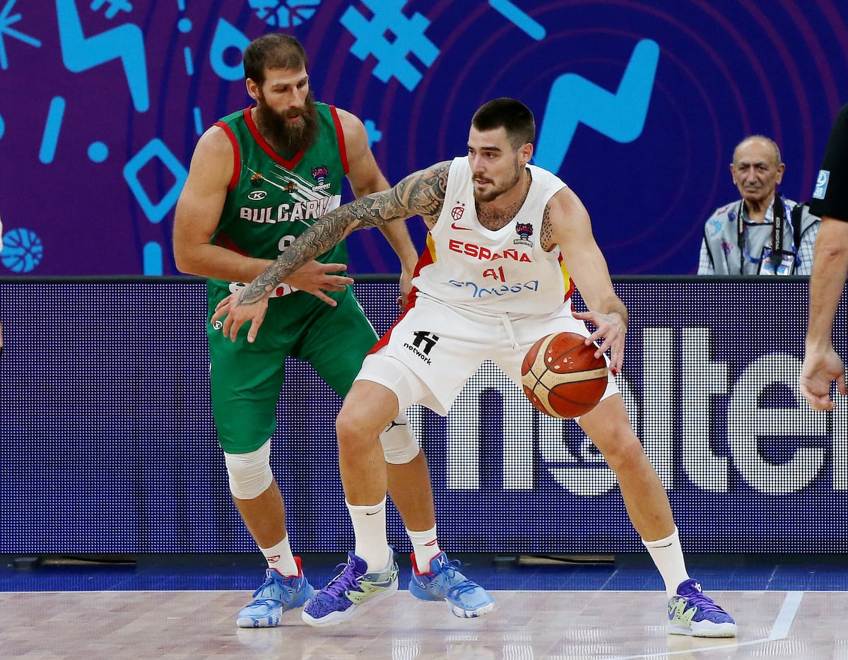 España - Bulgaria del Eurobasket | Lorenzo Brown y Rudy Fernández ...
