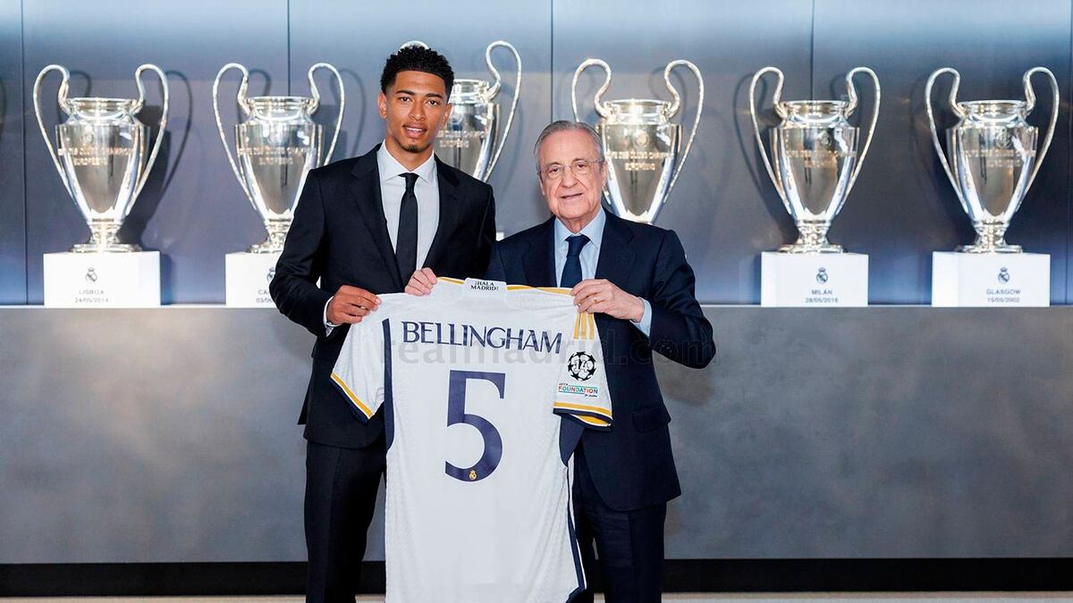 Vídeo | Presentación de Bellingham con el Real Madrid | Vídeos | EL PAÍS