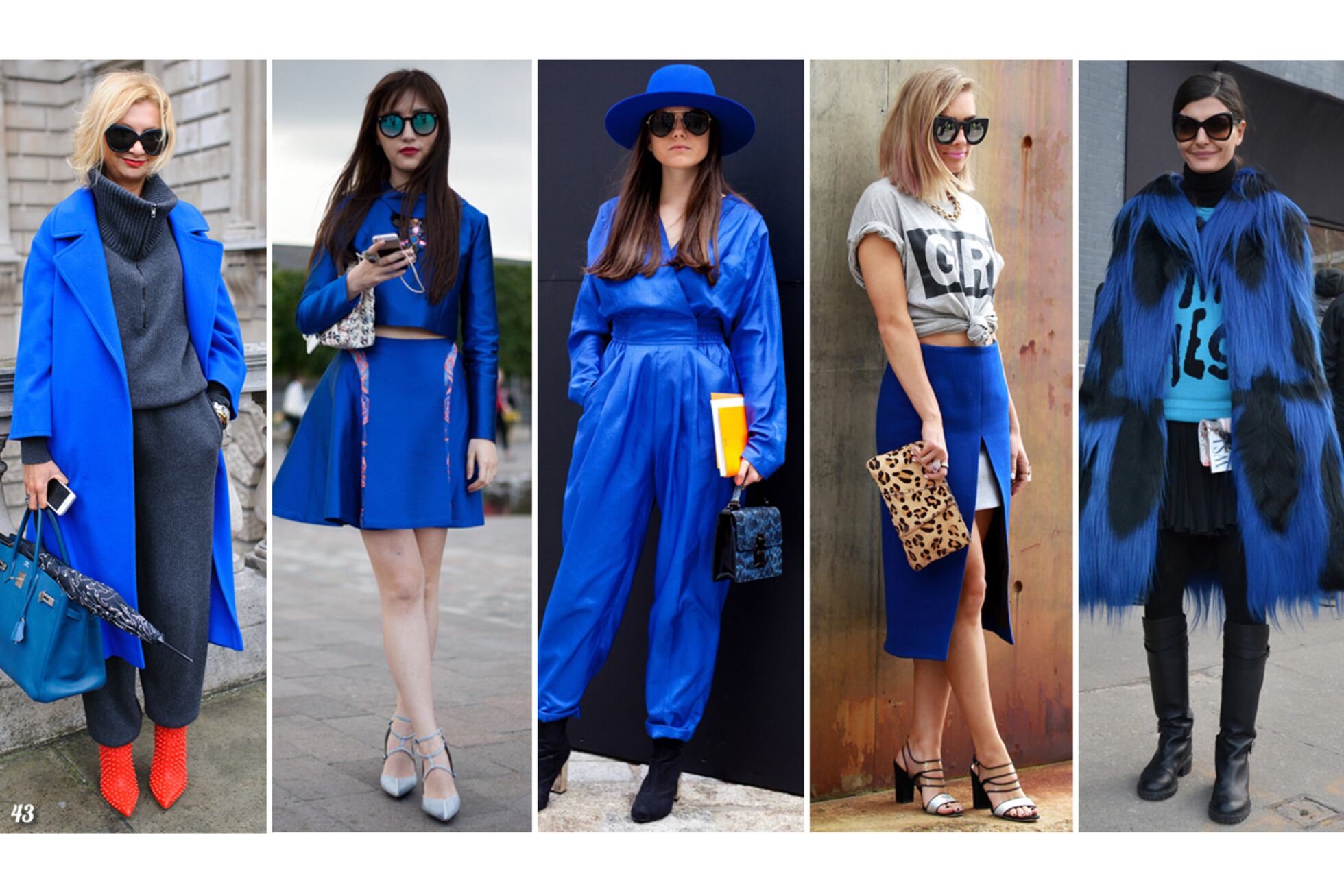 108 ideas para lucir el azul cobalto, uno de los colores de la ...