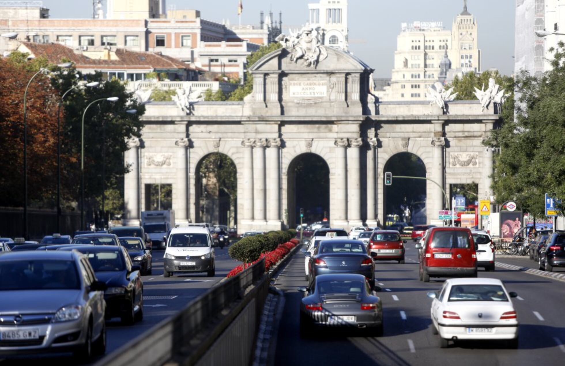 Día Sin Coches Gran atasco en Madrid: Gran atasco en Madrid | Fotos ...