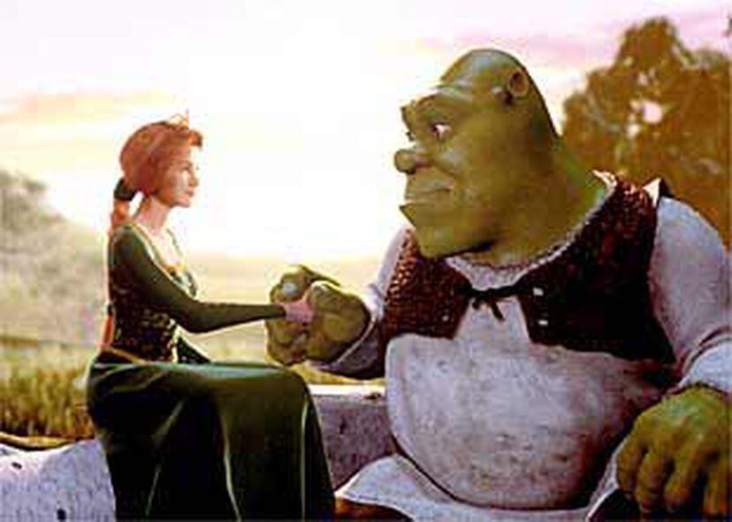 El ogro Shrek y la princesa Fiona, en una imagen de la película. | Cine ...