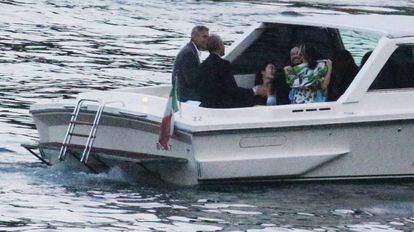 La familia Obama de vacaciones con los Clooney en el lago Como | Gente ...