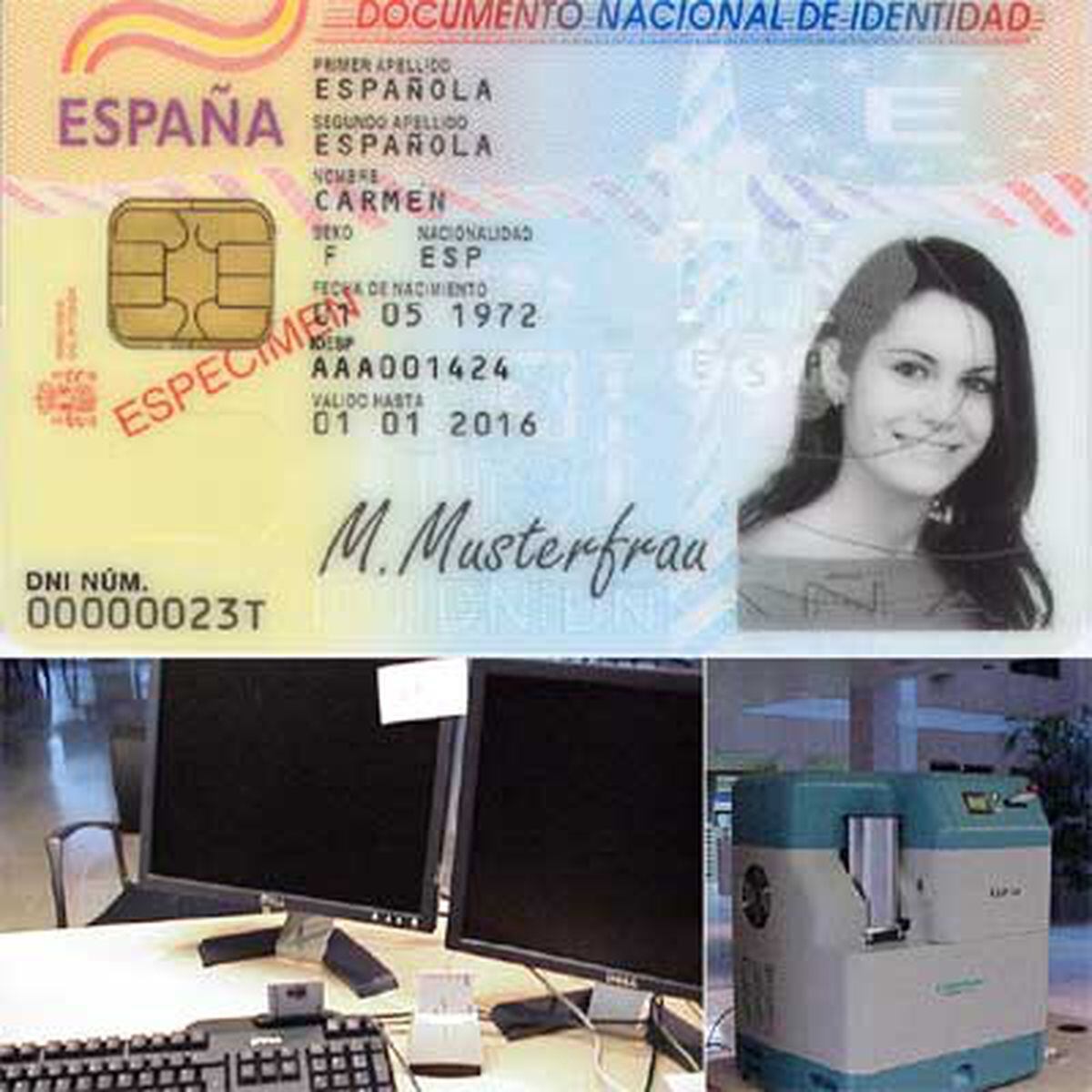 DNI digital y equipos para renovar los documentos de identidad ...