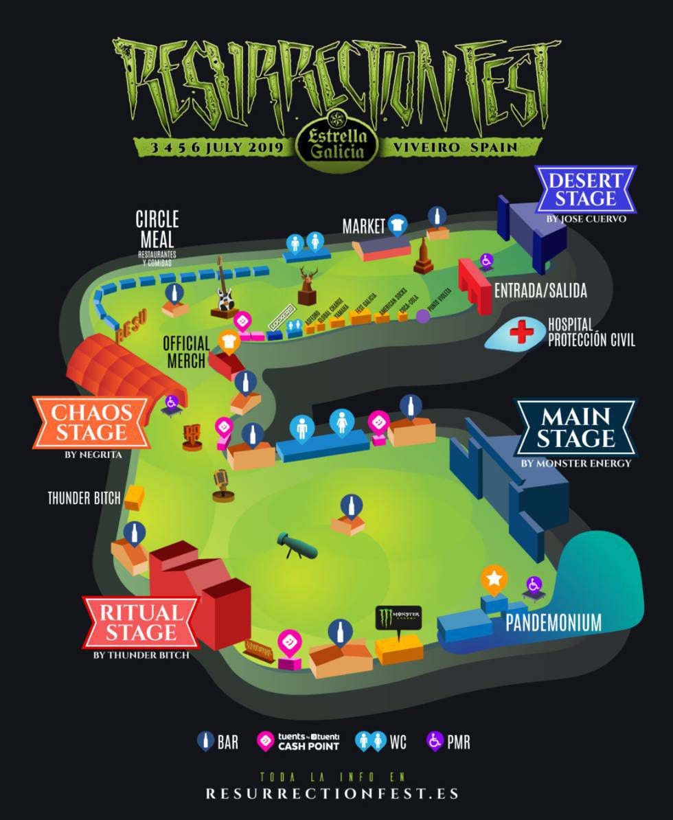 Guía del Resurrection Fest 2019: cartel, horarios y entradas | Miss ...