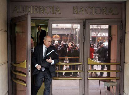 El general Luis Alejandre, tras declarar en junio en la Audiencia ...
