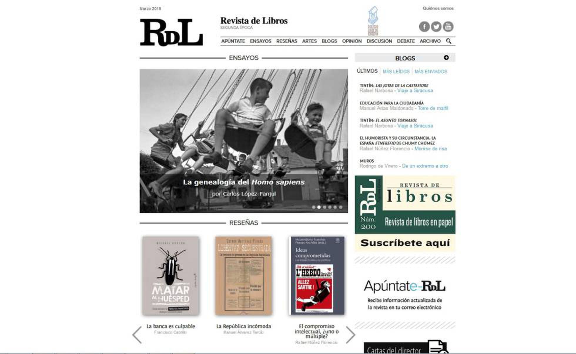 ‘Revista de Libros’, referente cultural, cumple 200 números | Cultura ...