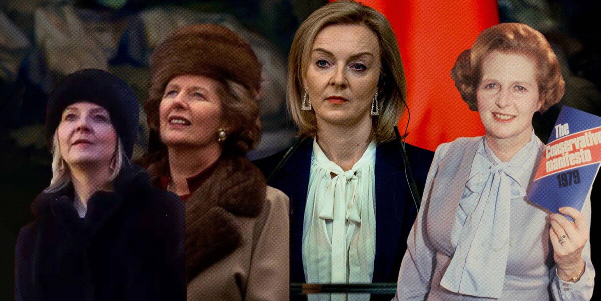 Al detalle: así recreó Liz Truss el armario de Margaret Thatcher para ...