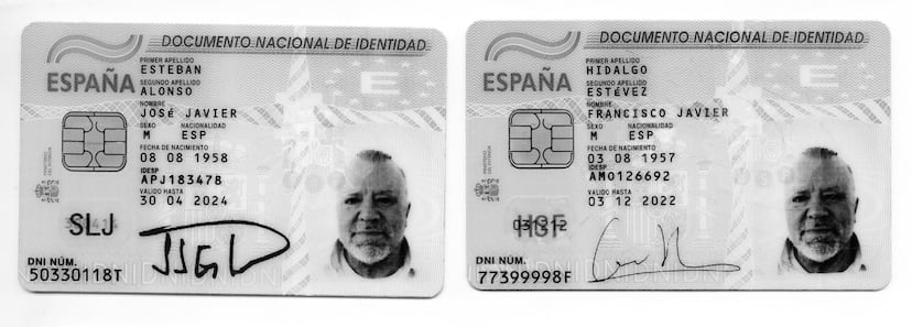 Los falsos DNI que el comisario Villarejo utilizó durante años | España ...