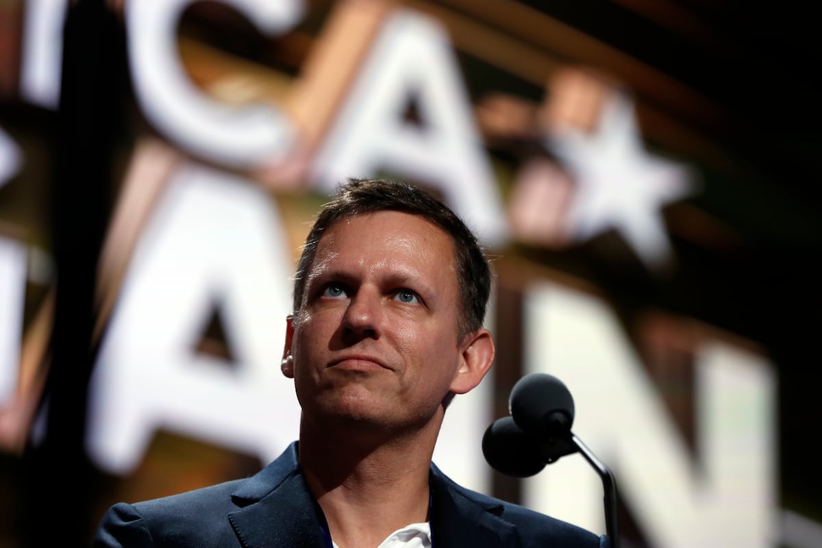 Peter Thiel abandona Facebook para apoyar al trumpismo en las ...