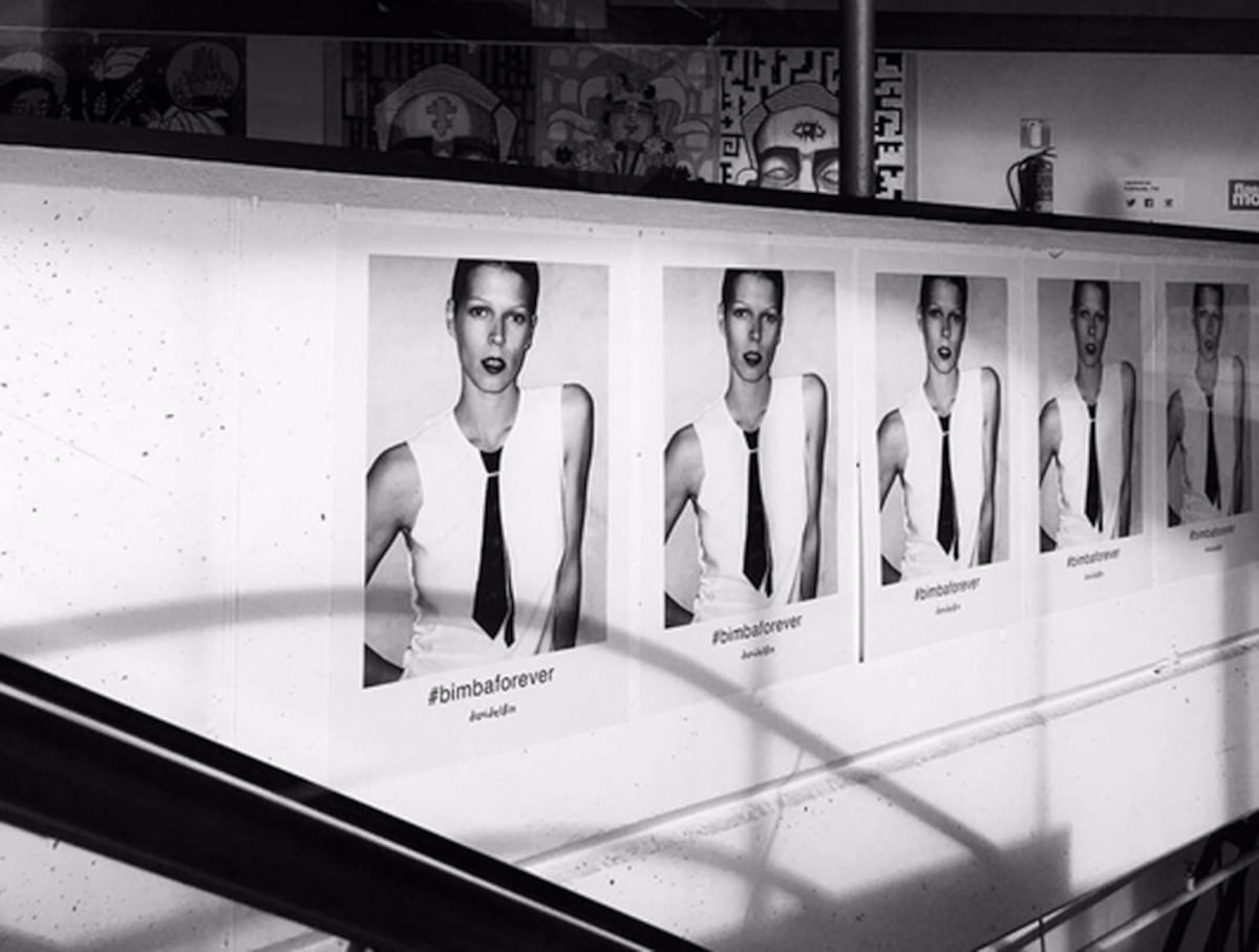 David Delfín empapela Madrid con la cara de Bimba Bosé para homenajear ...