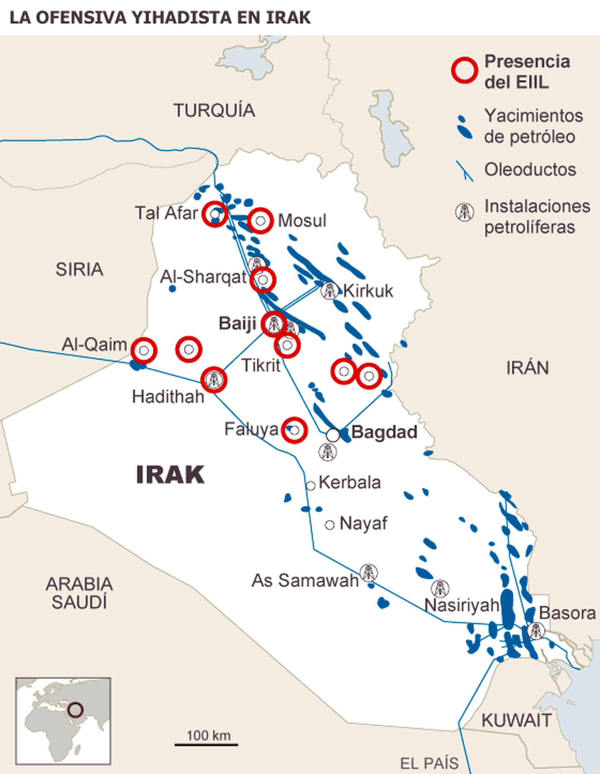 Las petroleras extranjeras empiezan a sacar a sus trabajadores de Irak ...