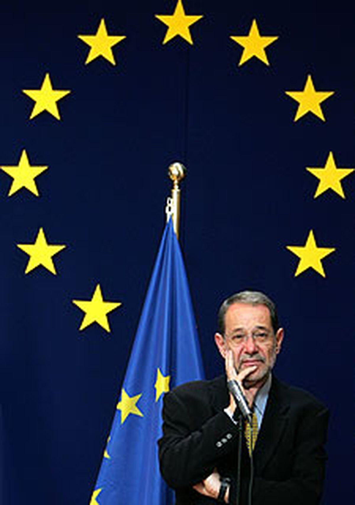 El alto representante de Exteriores de la UE, Javier Solana, en junio ...