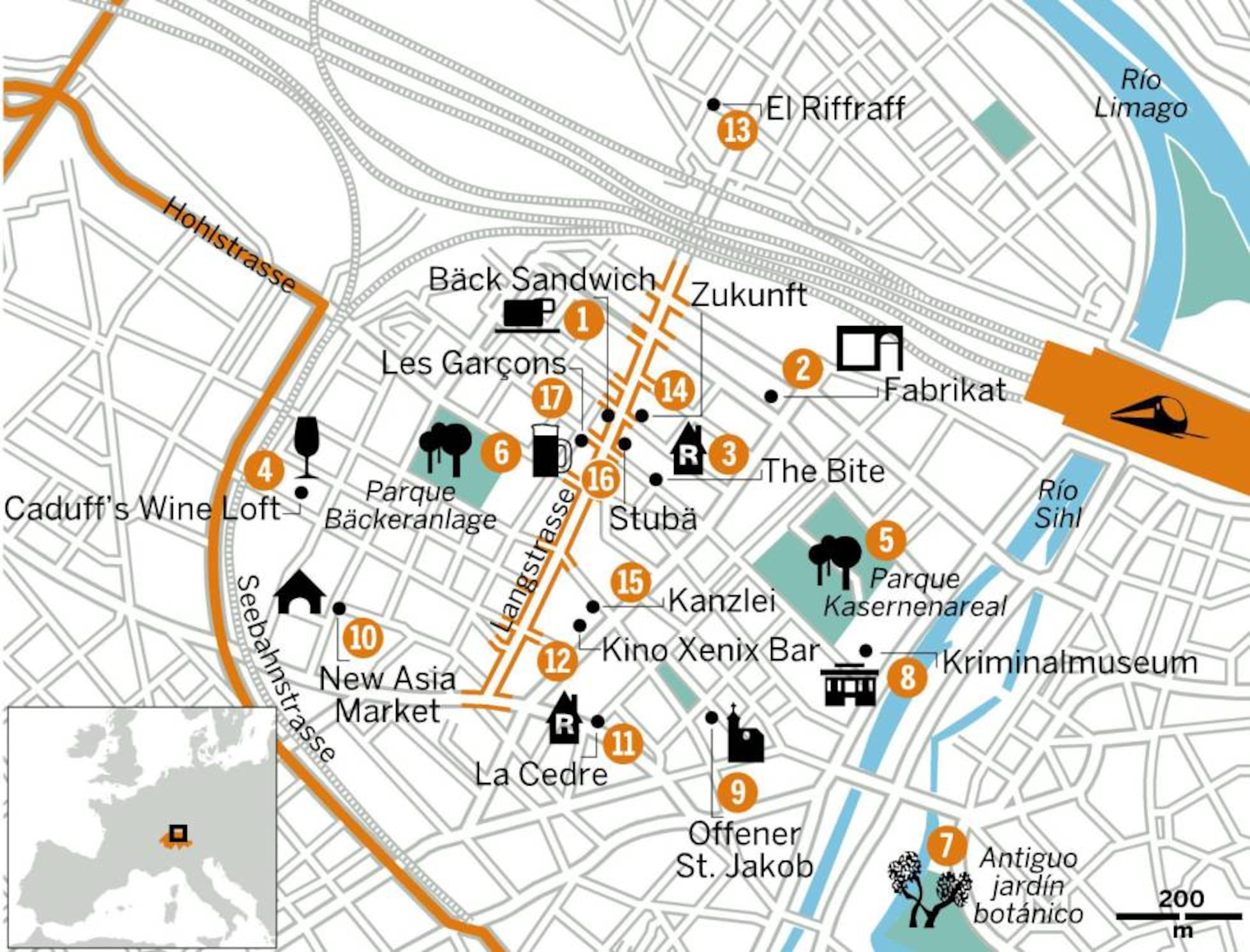 Zúrich: Langstrasse, el barrio más multicultural de Zúrich | El Viajero ...