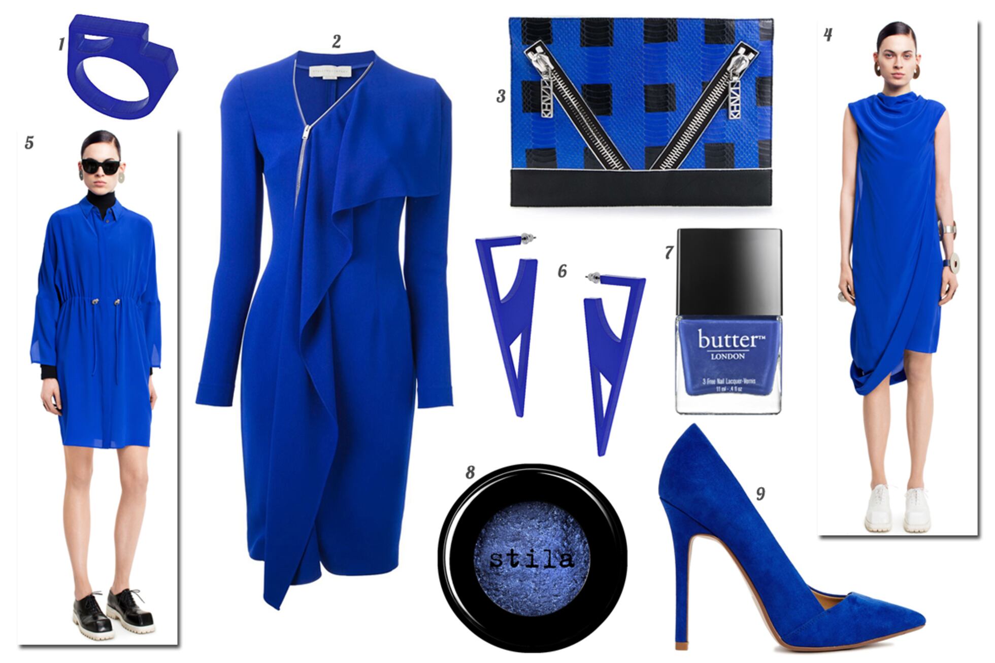 108 ideas para lucir el azul cobalto, uno de los colores de la ...