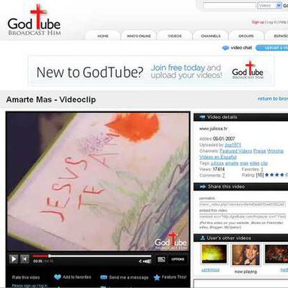 GodTube, opción cristiana en la Red | Radiotv | EL PAÍS