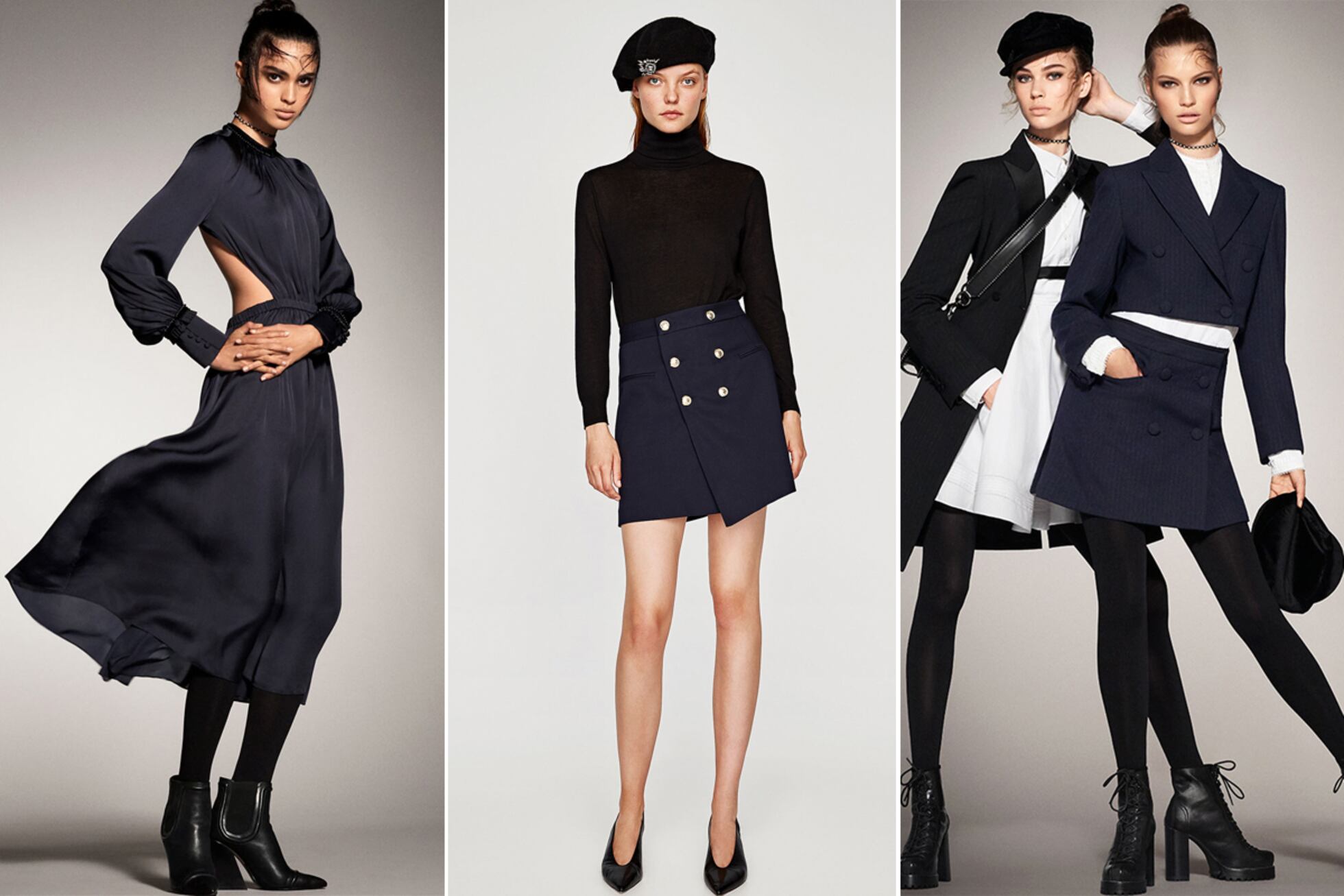 14 pruebas de que el azul marino y el negro es una combinación ganadora ...