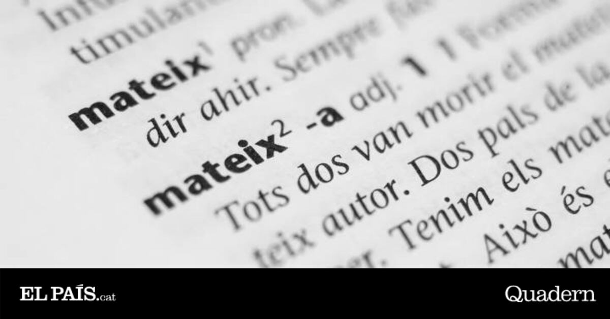 ‘Tu mateix/a’ | Quadern | EL PAÍS