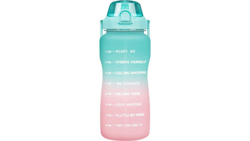 La botella de agua que te dice cada cuánto tiempo debes beber ...