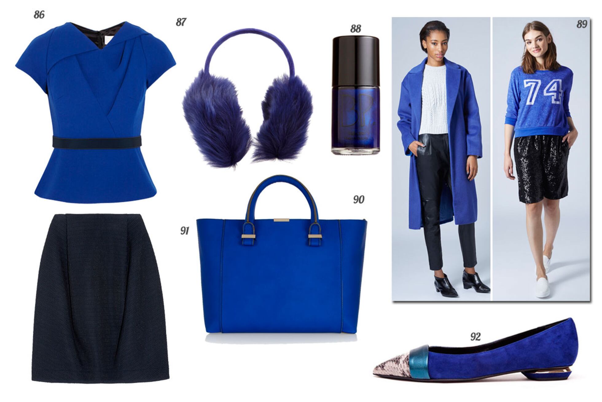 108 ideas para lucir el azul cobalto, uno de los colores de la ...